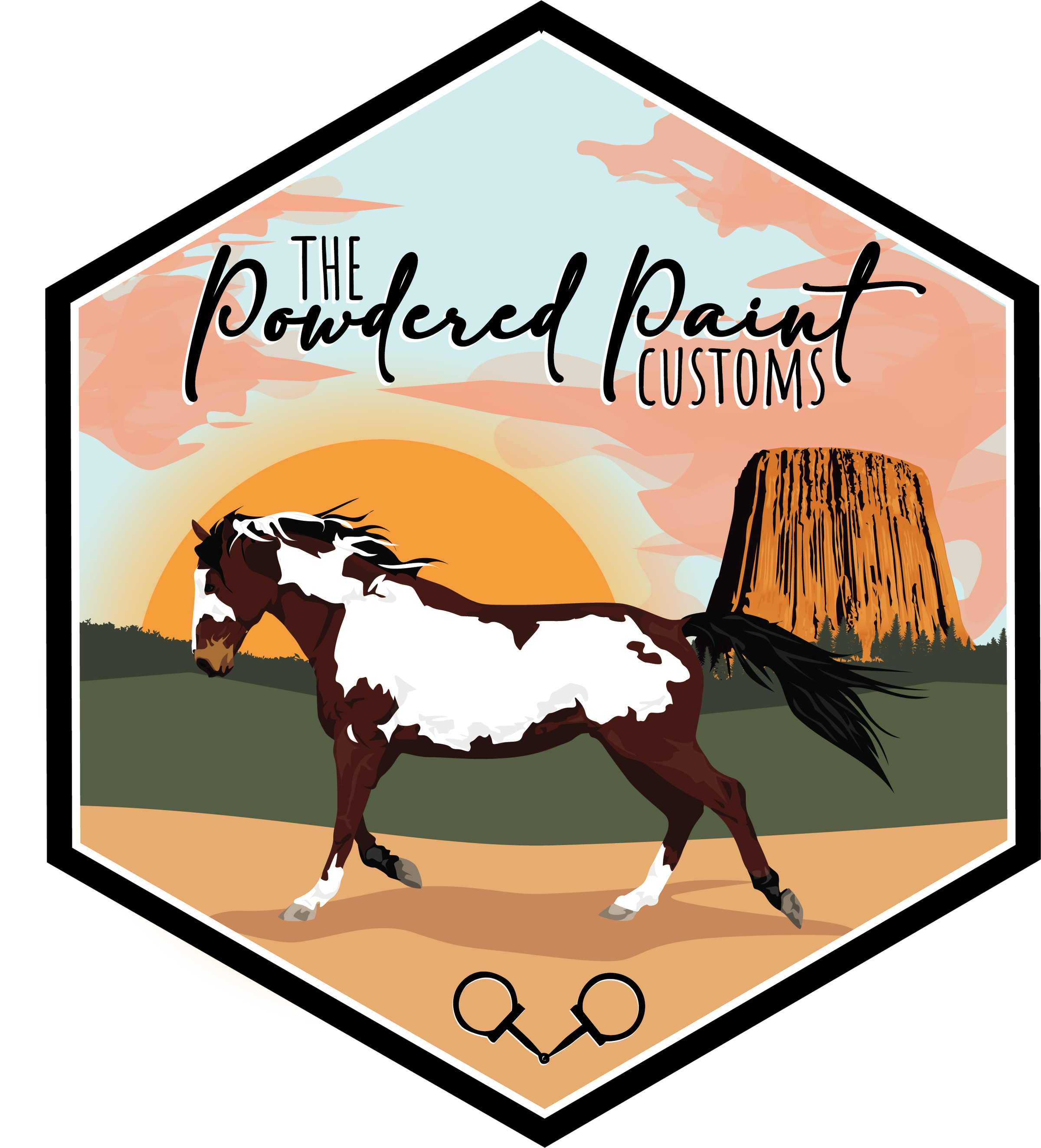 Gator Skin Snaffle | The Powdered Paint Customs